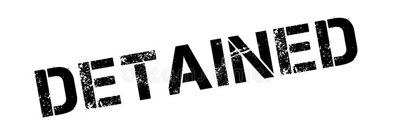 Sello de goma detenido ilustración del vector. Ilustración de icono ...