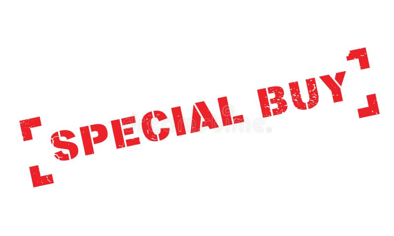 Sello De Goma Especial De La Compra Ilustración del Vector ...