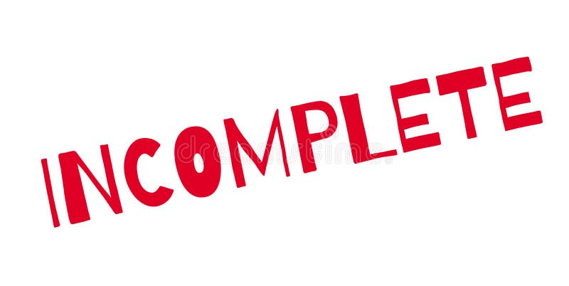 Sello de goma incompleto stock de ilustración. Ilustración de duro ...