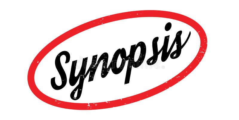 Sello De Goma De La Sinopsis Ilustración del Vector - Ilustración de ...
