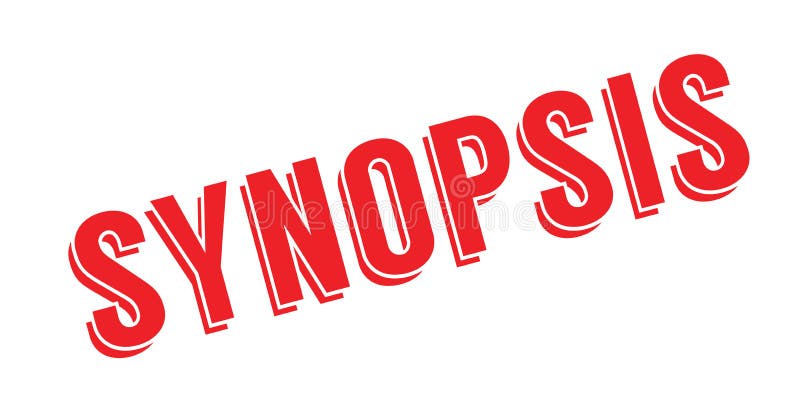 Sello De Goma De La Sinopsis Ilustración del Vector - Ilustración de ...