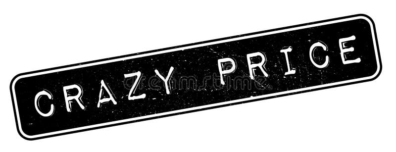 Sello loco del precio ilustración del vector. Ilustración de etiqueta ...