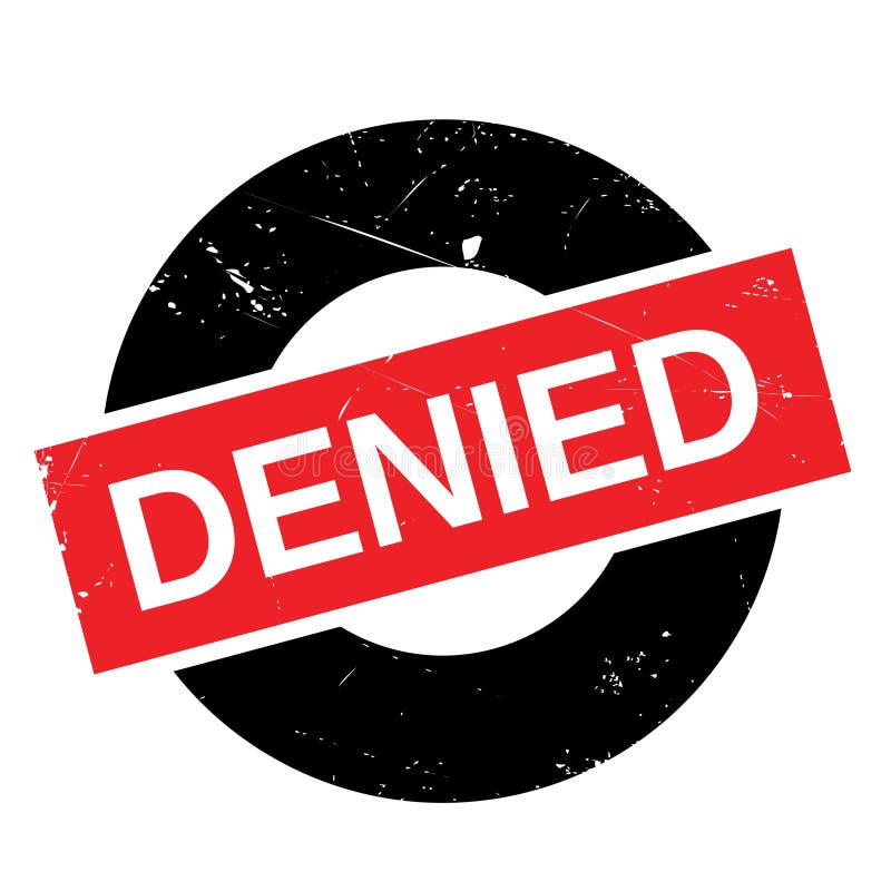 Sello de goma negado ilustración del vector. Ilustración de negado ...