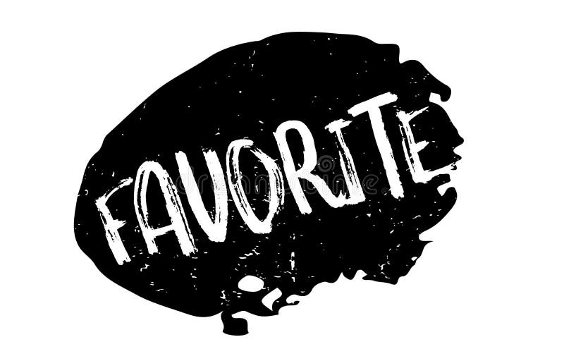 Sello de goma preferido ilustración del vector. Ilustración de ...