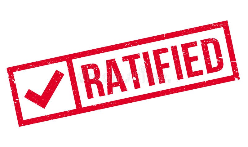 Sello de goma ratificado ilustración del vector. Ilustración de muestra ...