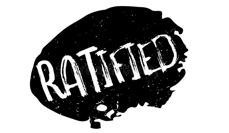 Sello de goma ratificado ilustración del vector. Ilustración de muestra ...