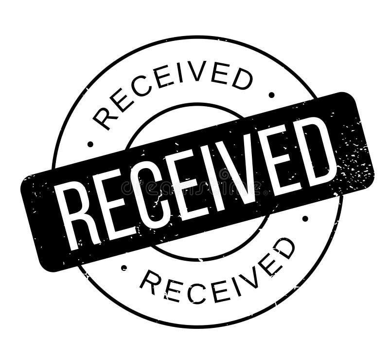 Sello De Grunge Recibido Ilustraciones Stock, Vectores, Y Clipart ...