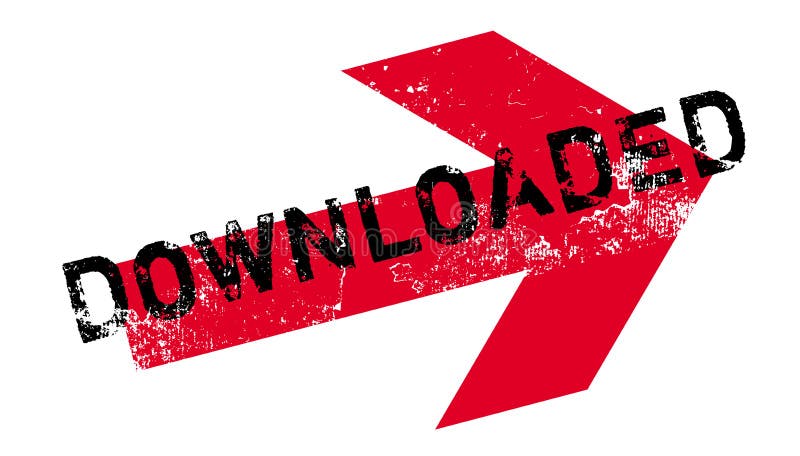 Sello de goma transferido ilustración del vector. Ilustración de ...