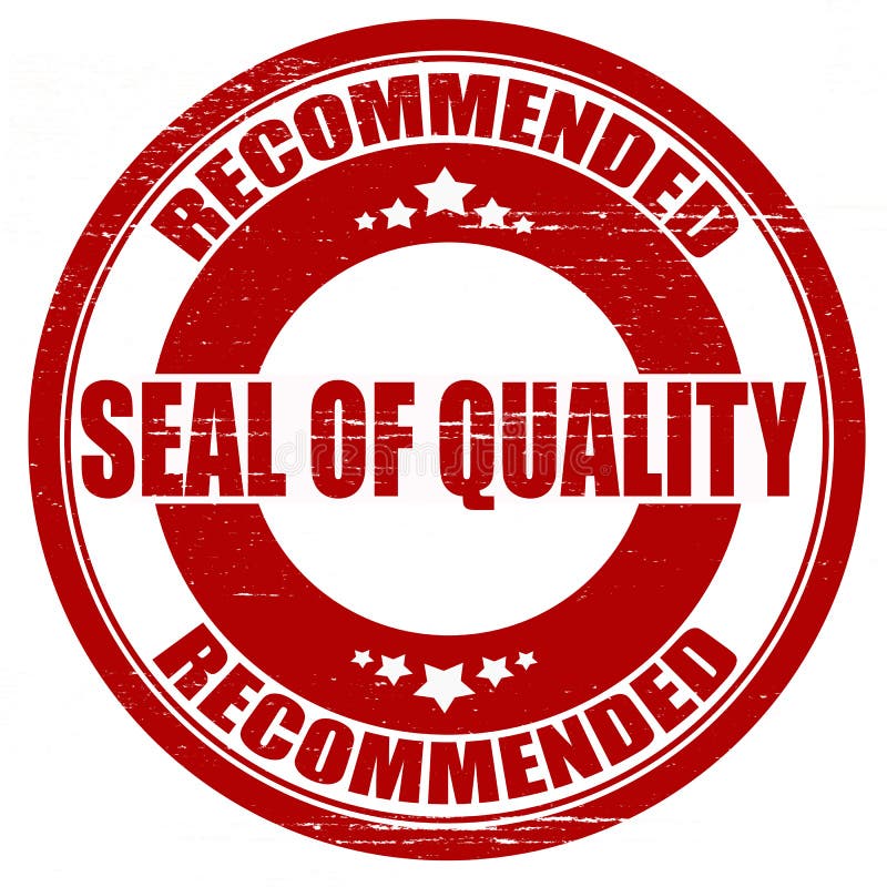 Sello de la calidad stock de ilustración. Ilustración de signo - 110053870