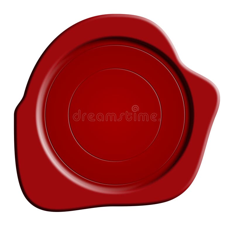 Sello De La Carta De La Cera Stock de ilustración - Ilustración de ...