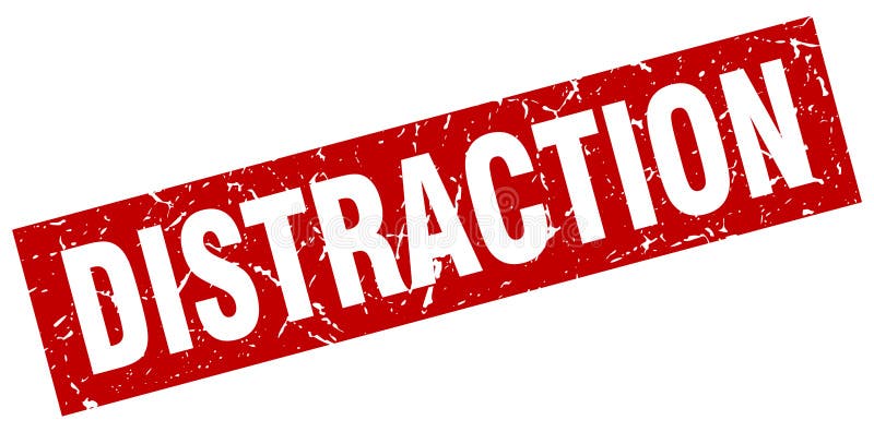 Sello de la distracción ilustración del vector. Ilustración de vector ...