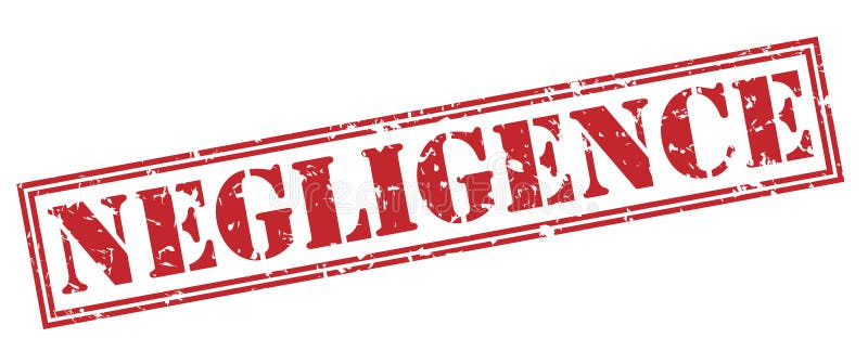 Sello de la negligencia stock de ilustración. Ilustración de aislado ...