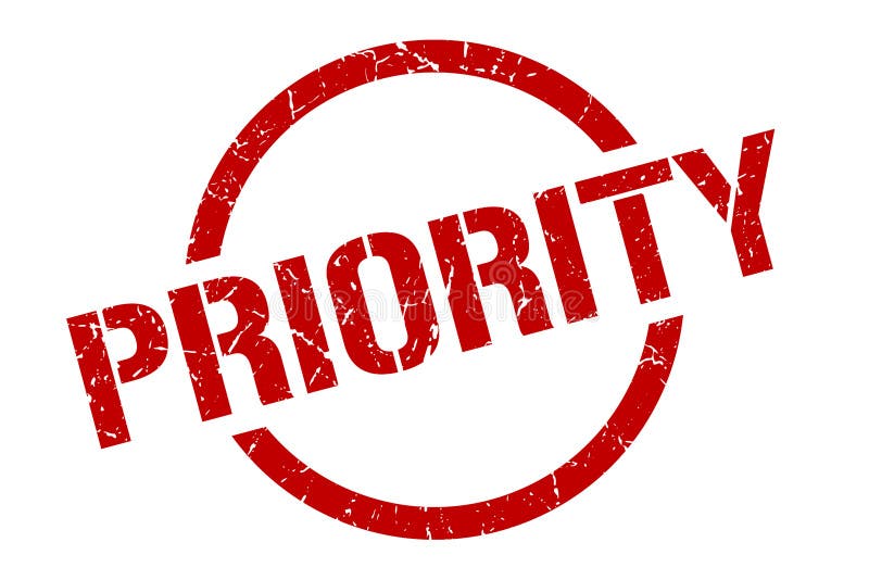 Sello de la prioridad stock de ilustración. Ilustración de prioridad ...