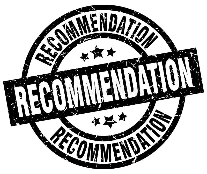 Sello de la recomendación ilustración del vector. Ilustración de vector ...