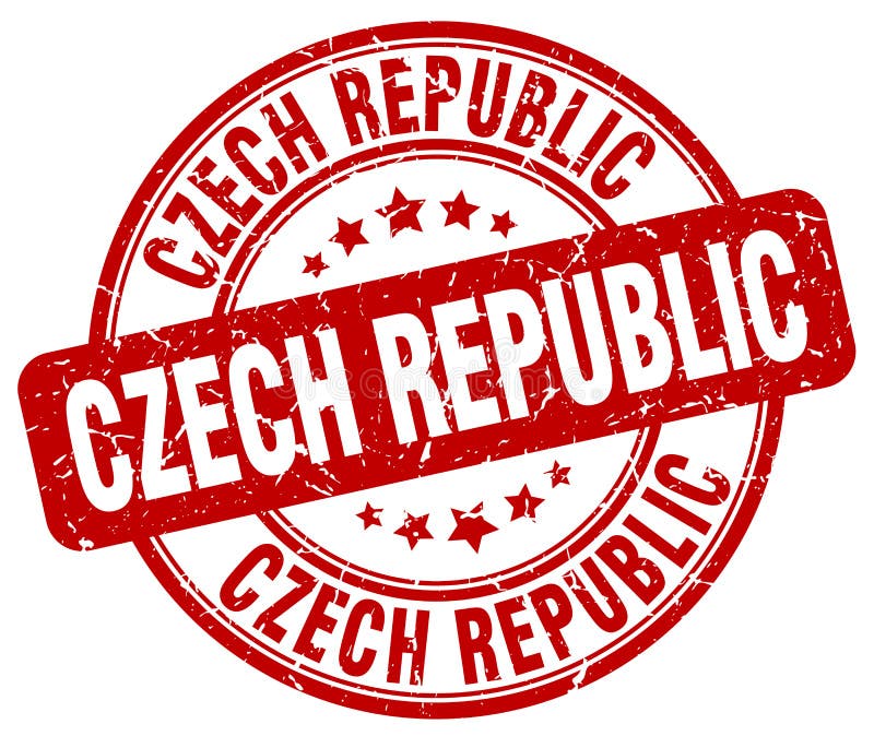 La República Checa Del Símbolo Es Miembro De La UE Ilustración del ...