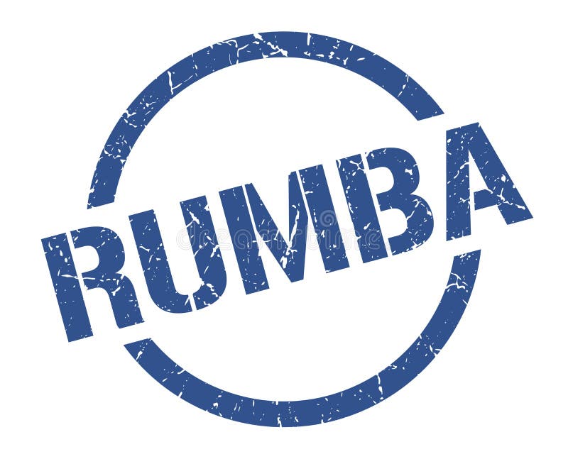 Etiqueta Aislada De Cinta Redonda De Rumba. Signo De Rumba. Ilustración ...