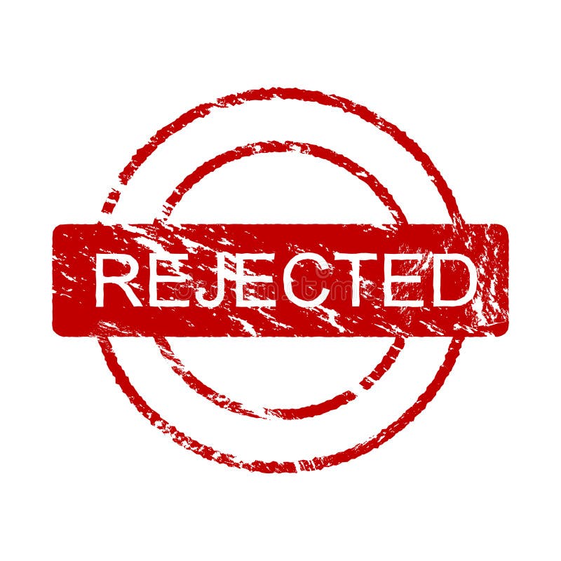 Sello Rechazado De La Tinta Ilustración del Vector - Ilustración de ...
