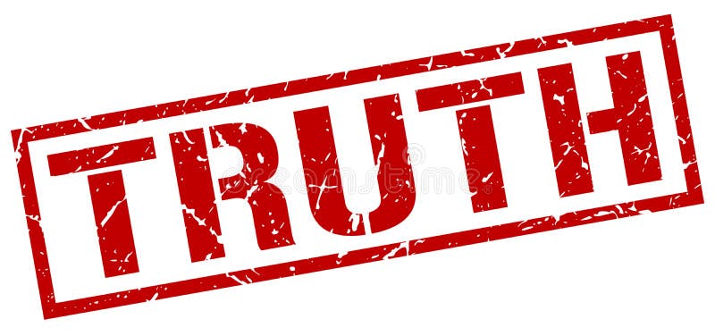 Sello Del Cuadrado De La Verdad Ilustración del Vector - Ilustración de ...