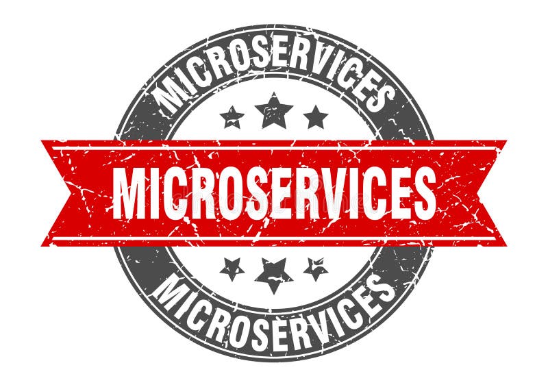 Sello de microservicios ilustración del vector. Ilustración de etiqueta ...