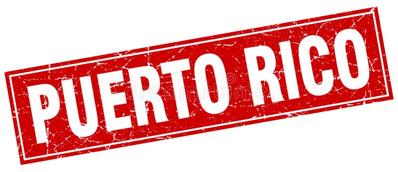 Sello de Puerto Rico ilustración del vector. Ilustración de sello ...