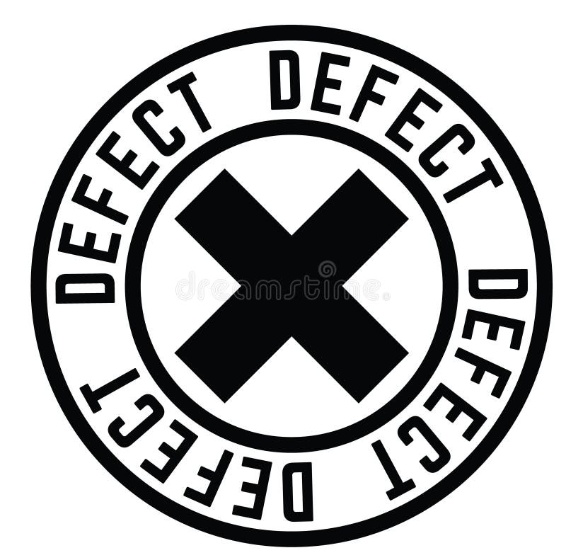 Grunge Del Caucho Del Sello Del Defecto Ilustración del Vector ...