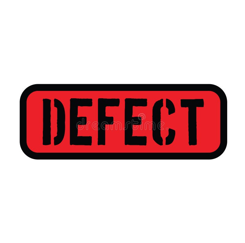 Sello Del Defecto En Blanco Ilustración del Vector - Ilustración de ...