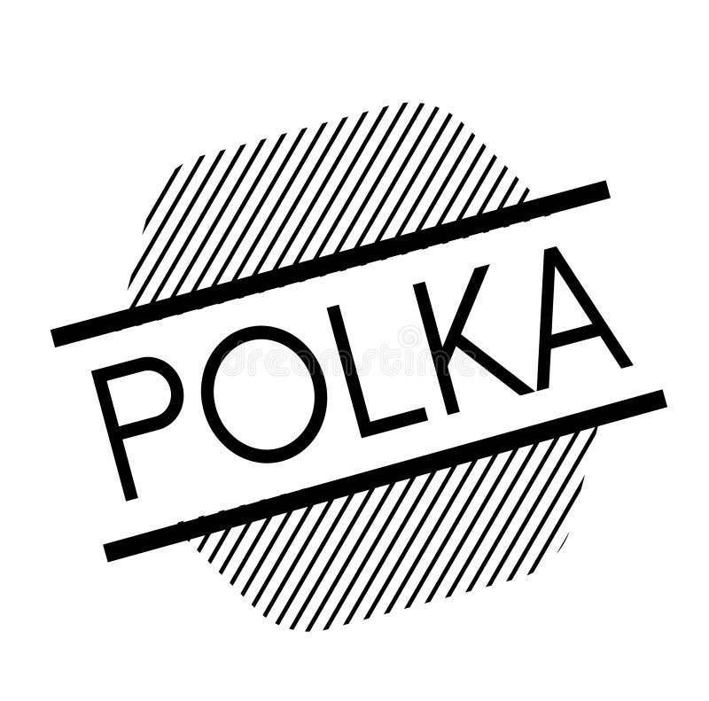 Sello Del Negro De La Polca Ilustración del Vector - Ilustración de ...
