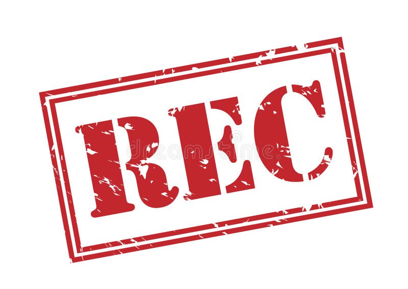Sello Del Rec En El Fondo Blanco Stock de ilustración - Ilustración de ...