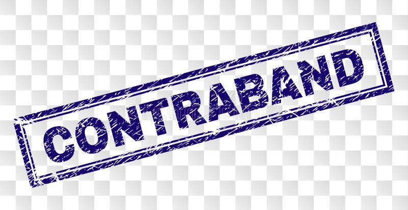 Sello De Goma Del Contrabando Ilustración del Vector - Ilustración de ...