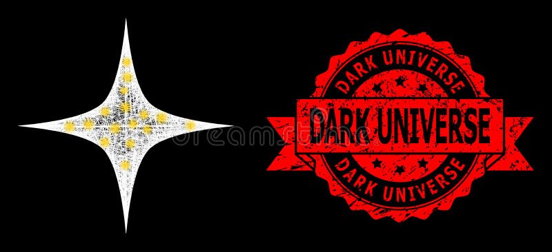 Sello Del Universo Oscuro De Caucho Y Estrella Del Espacio De Malla Web ... Sello Del Universo Oscuro De Caucho Y Estrella Del Espacio De Malla Web ...