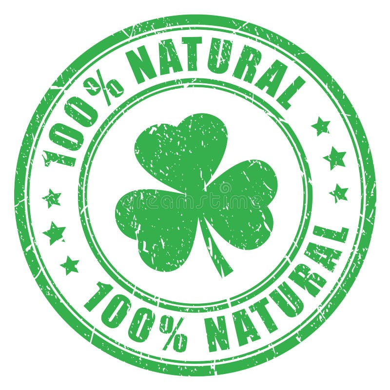 Sello Del Verde Del Producto Natural Ilustración del Vector ...