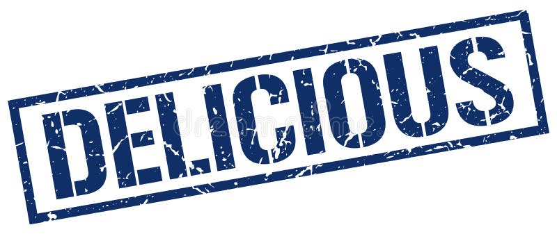 Sello delicioso ilustración del vector. Ilustración de muestra - 122087048