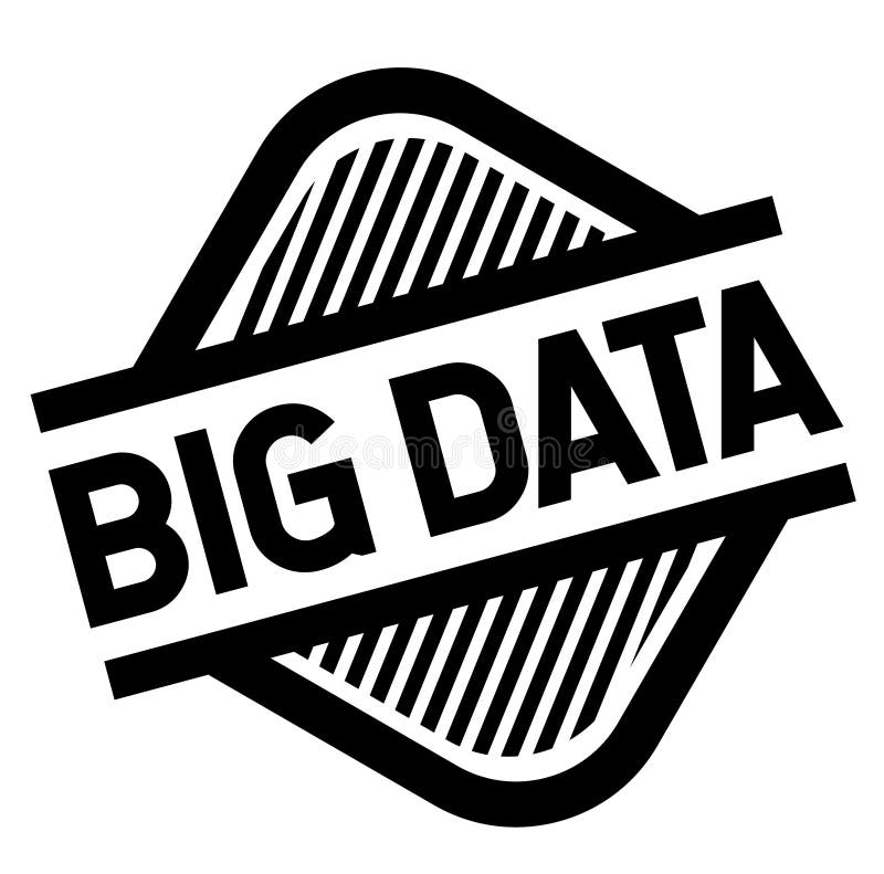 Sello Grande De Los Datos En Blanco Ilustración del Vector ...