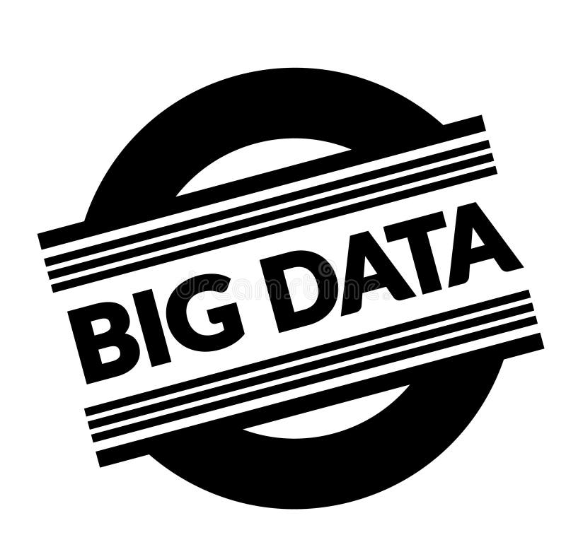 Sello Grande De Los Datos En Blanco Ilustración del Vector ...