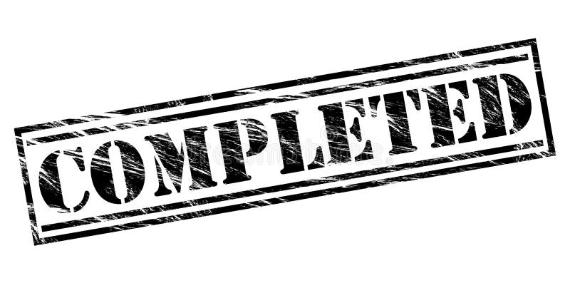 Terminado Ilustraciones Stock, Vectores, Y Clipart – (8,902 ...