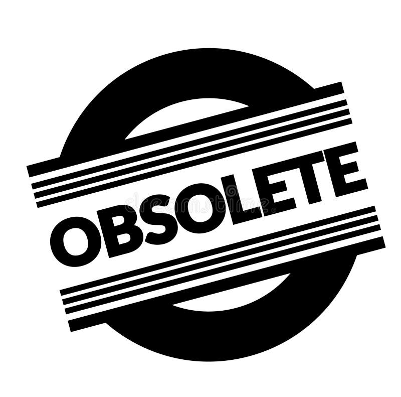 Sello obsoleto en blanco ilustración del vector. Ilustración de palabra ...
