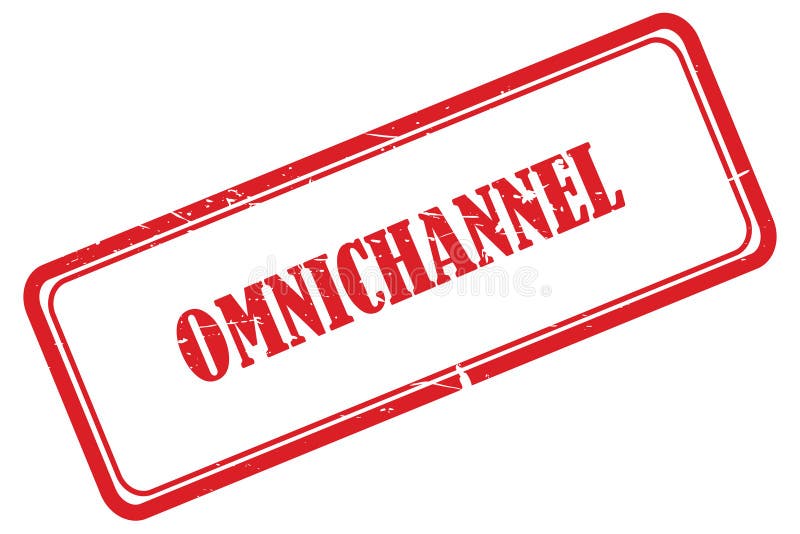 Sello omnichannel blanco stock de ilustración. Ilustración de canal ...