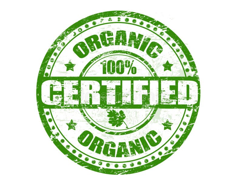 Sello orgánico ilustración del vector. Ilustración de ambiente - 16803550