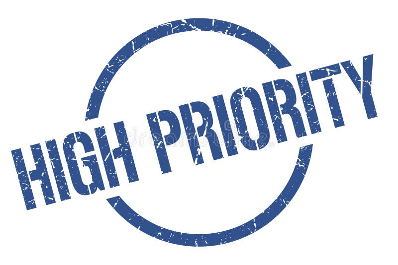 Sello de la prioridad stock de ilustración. Ilustración de prioridad ...