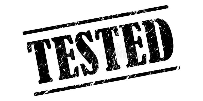 Sello probado ilustración del vector. Ilustración de apruebe - 123709432
