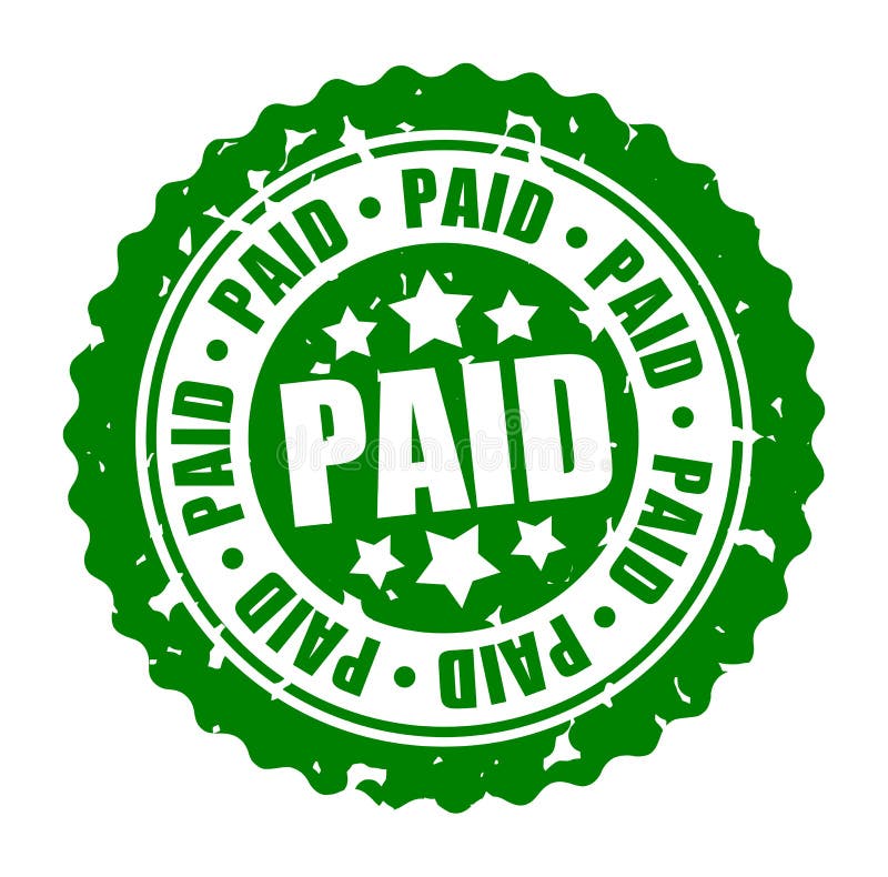 Sello Redondo Del Vector RECIBIDO Stock de ilustración - Ilustración de ...