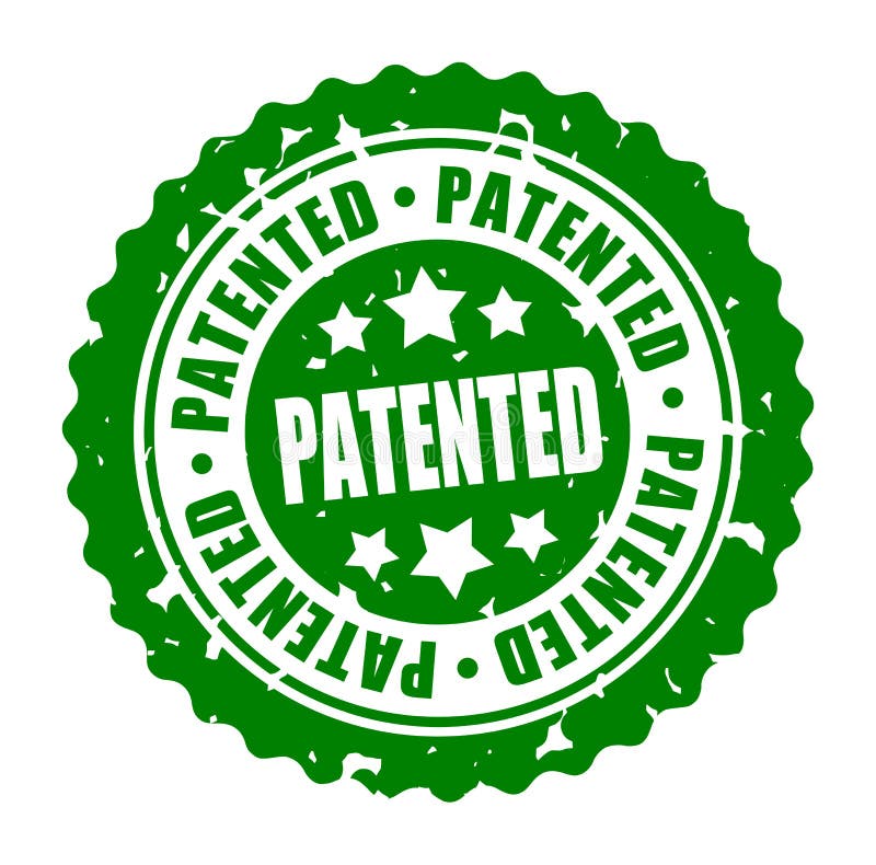 Sello Redondo Del Vector PATENTADO Ilustración del Vector - Ilustración ...