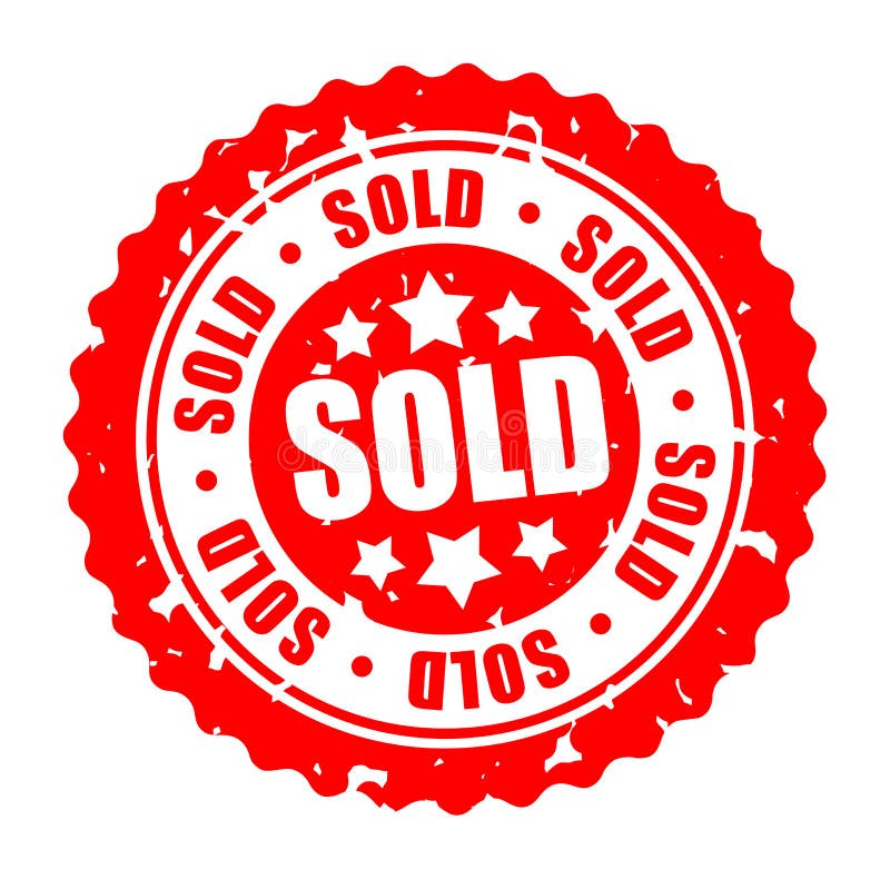 Sello Vendido Ilustraciones Stock, Vectores, Y Clipart – (6,427 ...