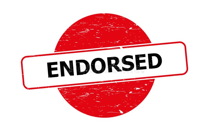 Sello refrendado en blanco stock de ilustración. Ilustración de ...