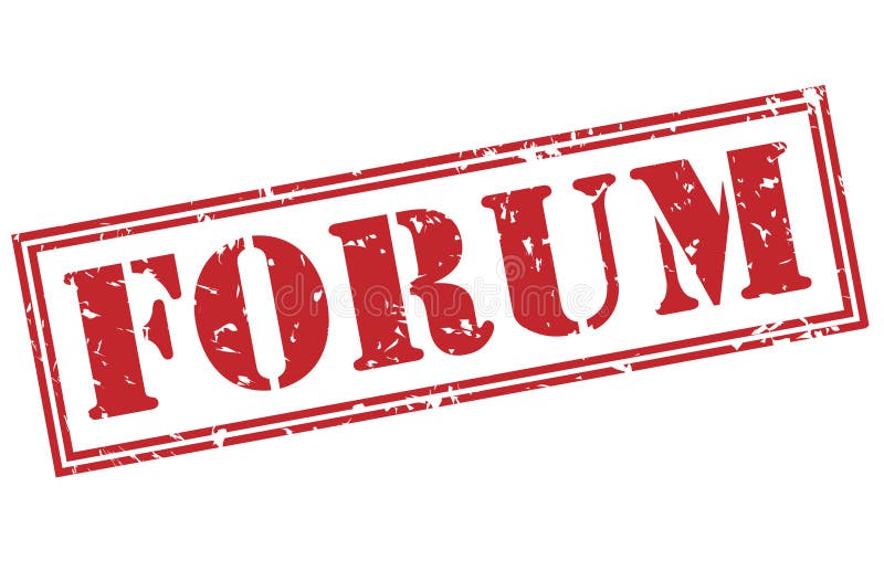 Marca De Foro Signo De Redondeo De Foro Ilustración del Vector ...