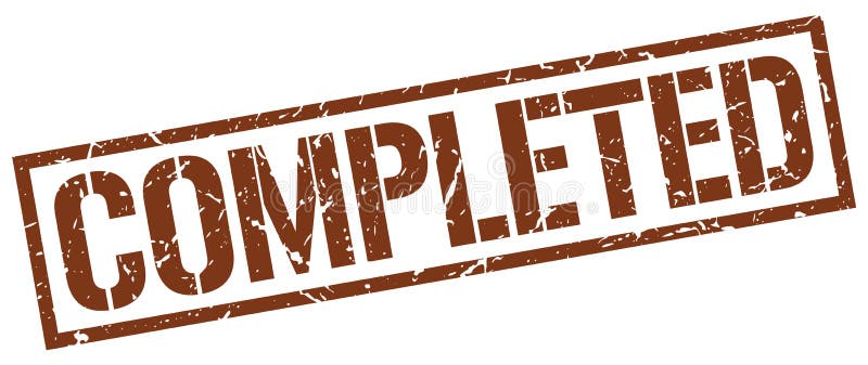 Sello terminado ilustración del vector. Ilustración de terminado ...
