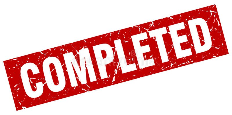 Sello terminado ilustración del vector. Ilustración de vector - 122175650