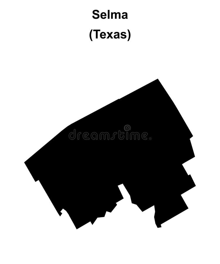 Selma outline map stock illustration. Illustration of area - 357649476 Selma outline map stock illustration. Illustration of area - 357649476