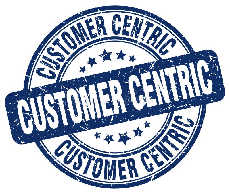 Selo Azul Céntrico Do Cliente Ilustração do Vetor - Ilustração de ...