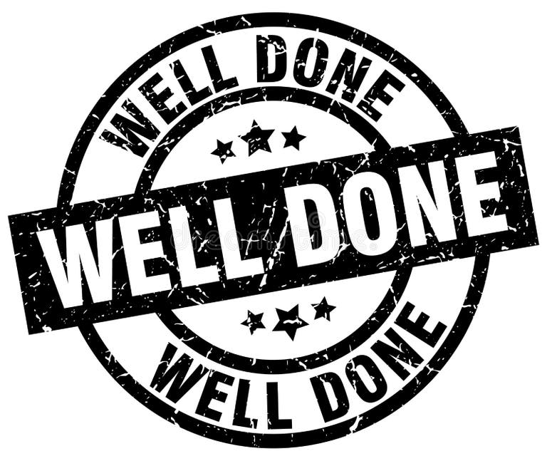 Selo bem-feito ilustração do vetor. Ilustração de feito - 122404185